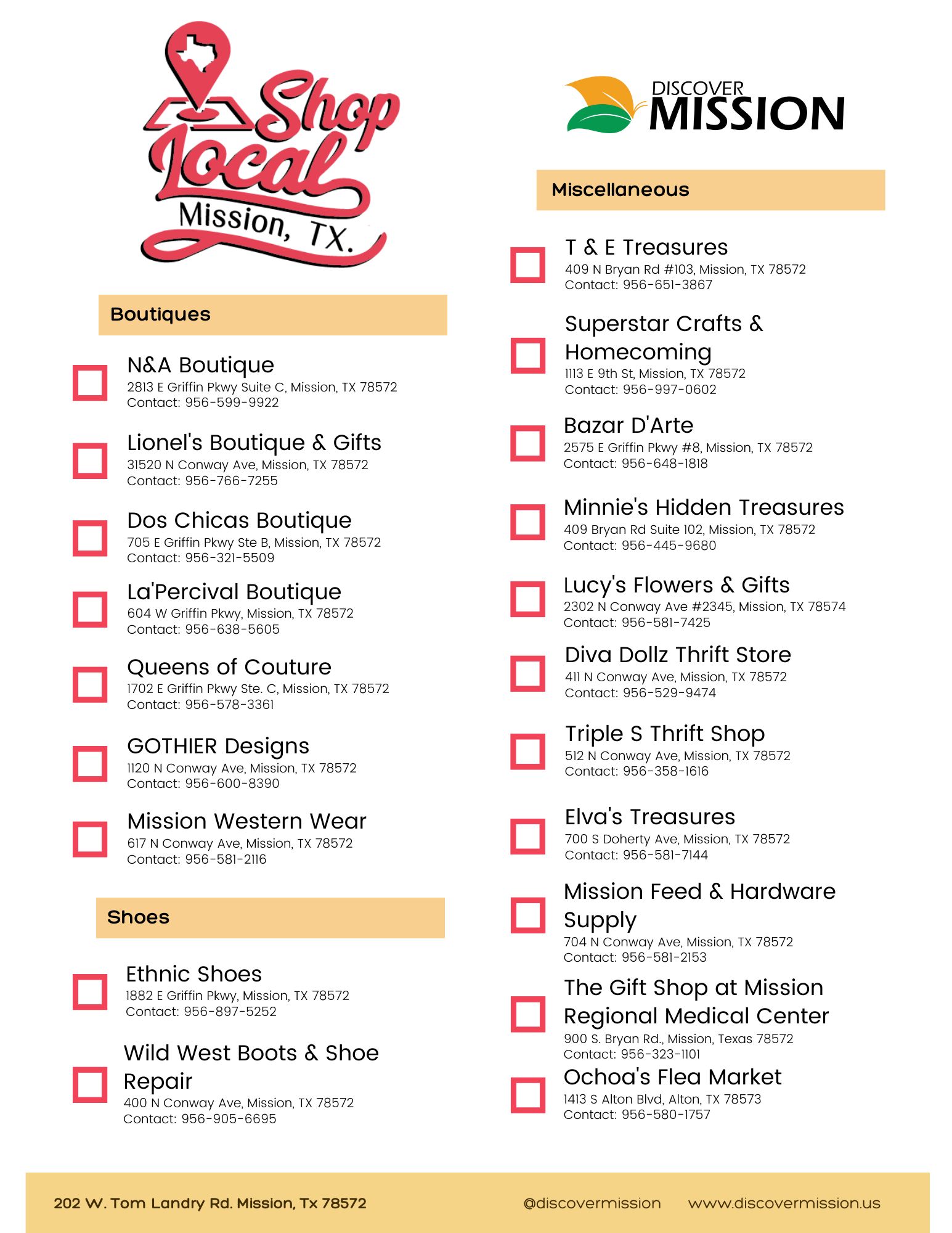 Shop - The Greater Mission Chamber of Commerce